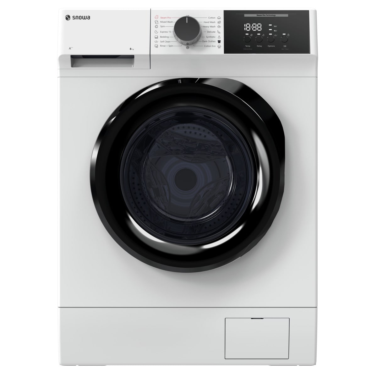 ماشین لباسشویی اسنوا مدل SWM-C81W ظرفیت 8 کیلوگرم | سایت رسمی اسنوا