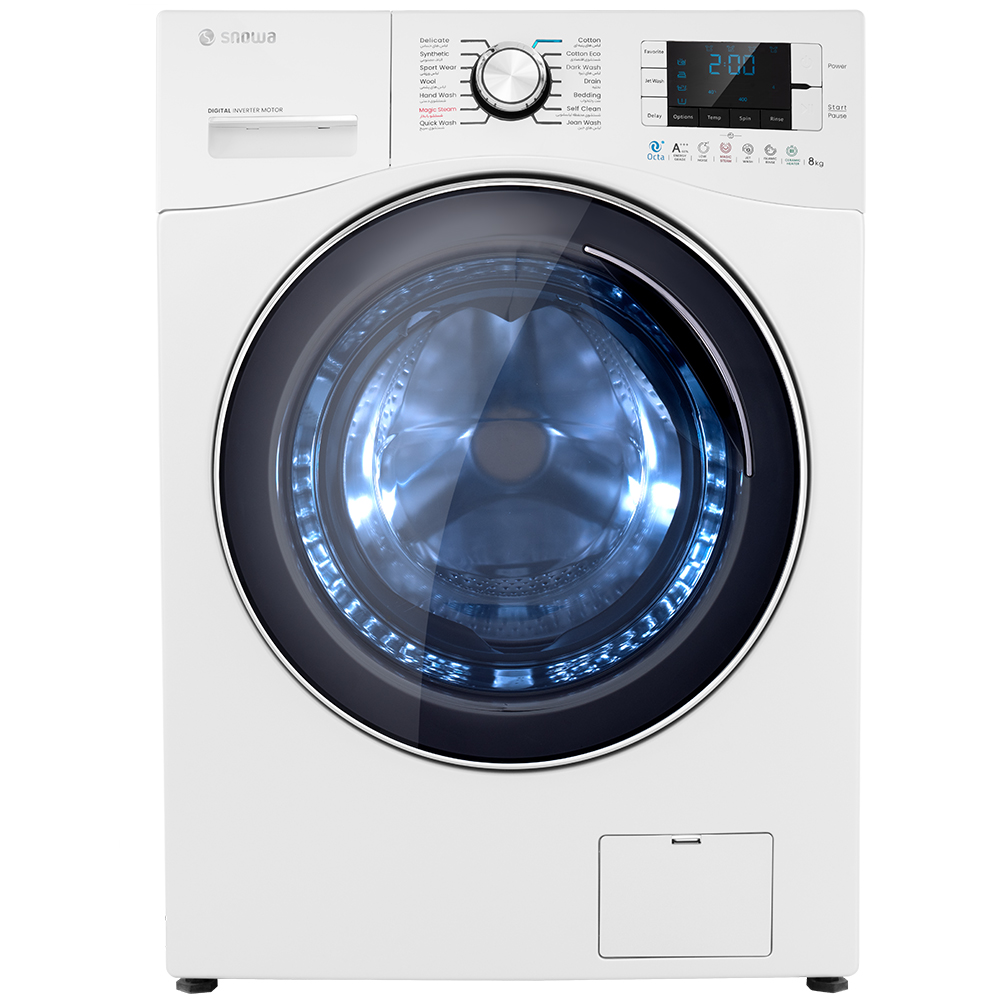 ماشین لباسشویی اسنوا مدل SWM-84526 ظرفیت 8 کیلوگرم | سایت رسمی اسنوا